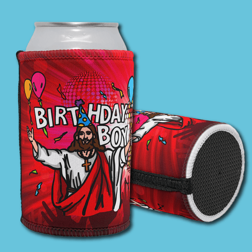 Birthday Boy Christmas 🎉🎄- Stubby Holder