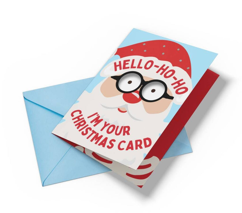 Santa Face Rip Christmas Card 🎅🎄- Scream & Shake Prank Card