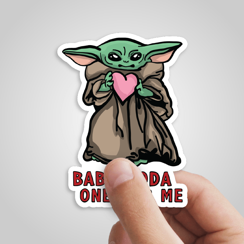 Baby Yoda Love 👽 ️ - Sticker