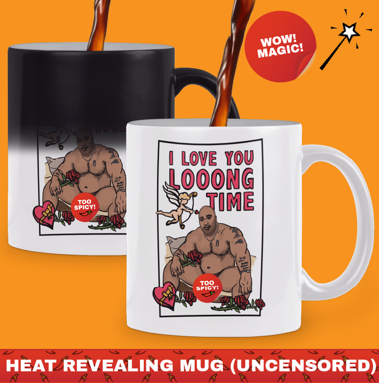 Big Barry Valentine 🌹🍆 - Heat Reveal Mug
