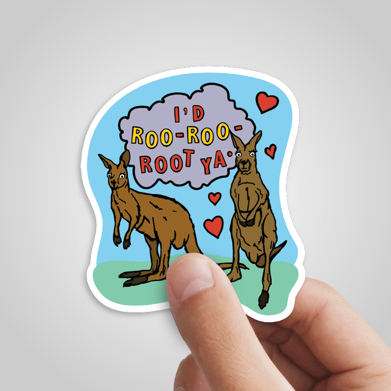 Roo Roo Root Ya 🦘 – Sticker